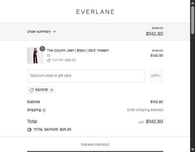 Everlane Discount Codes - 15% Off (2 Verified) Sep 2025