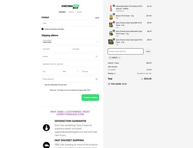 Everything For 420 Promo Code (10 Verified) - 15% Off Apr 2025