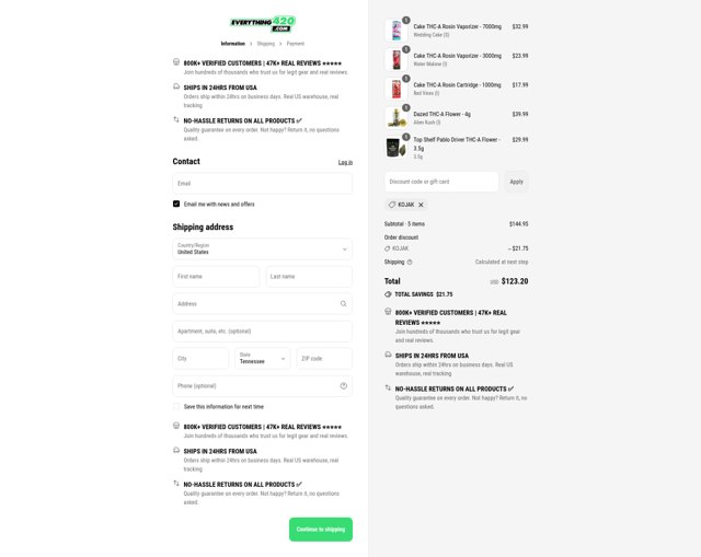 Everything For 420 Promo Code (10 Verified) - 15% Off Jul 2025