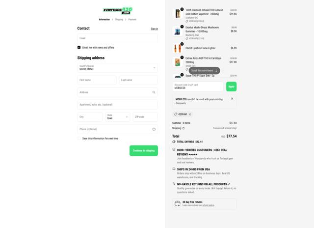 Everything For 420 Promo Code (22 Verified) - 15% Off Oct 2025