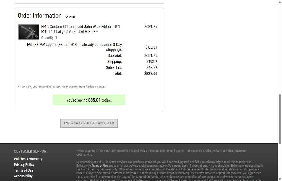 Evike Promo Codes - $20 Off (3 Verified) Mar 2026