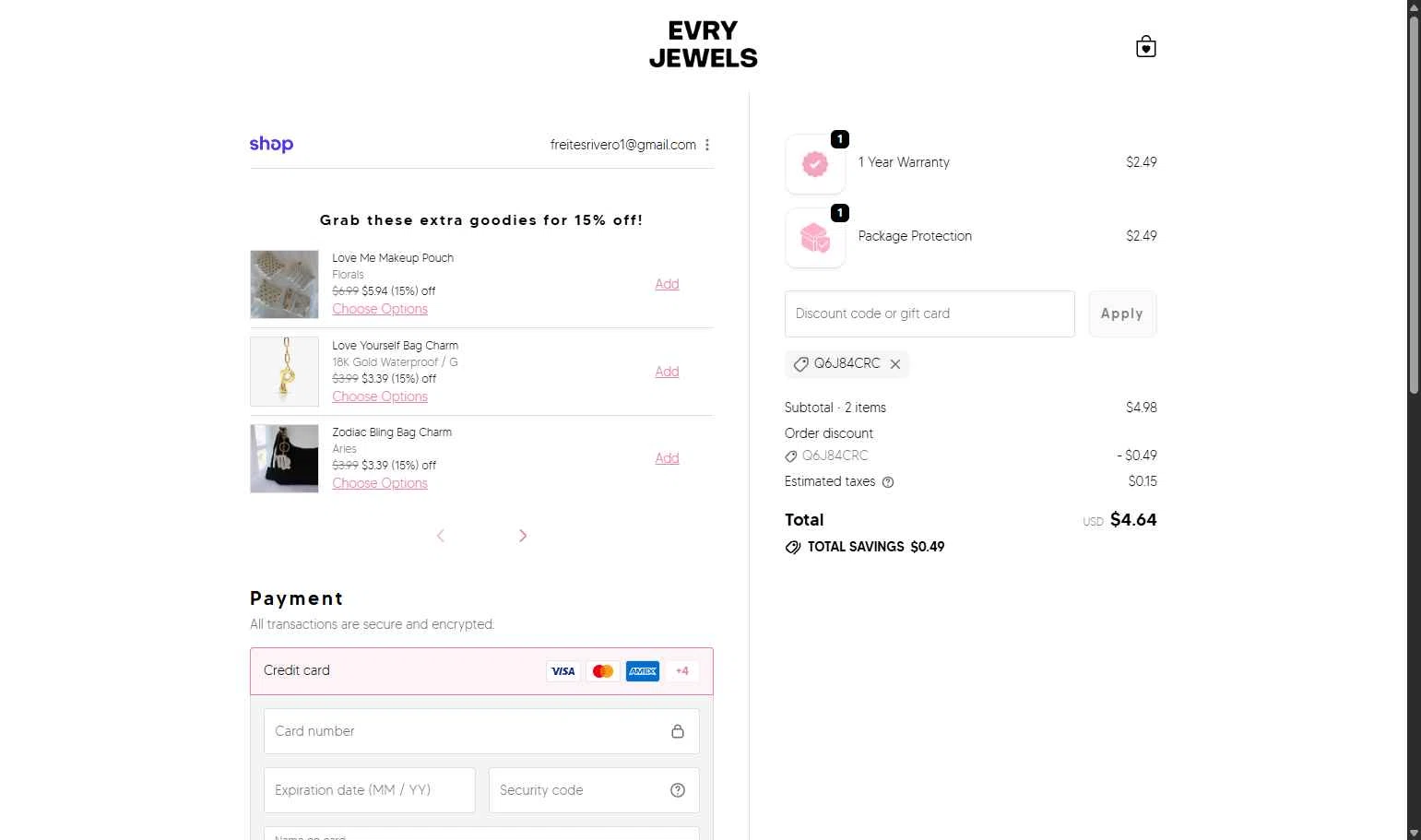 Evry Jewels Promo Codes - 35% Off (488 Verified) Dec 2025