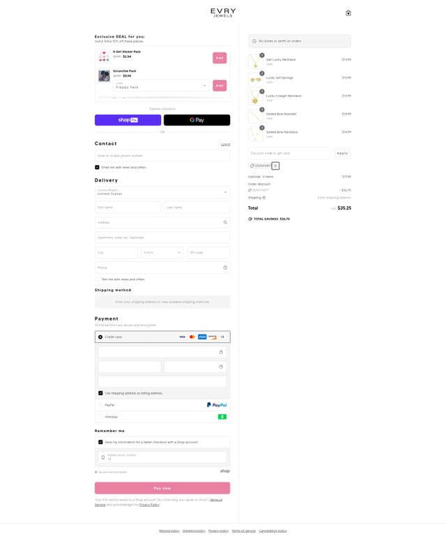 Evry Jewels Discount Codes (9 Verified) - 55% Off Apr 2025