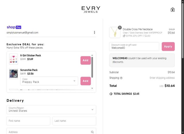 Evry Jewels Discount Codes (9 Verified) - 55% Off Apr 2025
