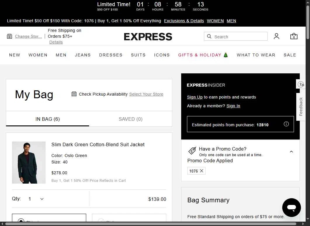 Express Promo Codes - 15% Off (1 Verified) Dec 2025