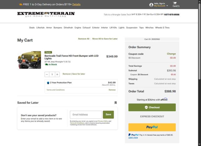 Extreme Terrain Promo Codes (2 Verified) - $5 Off May 2025