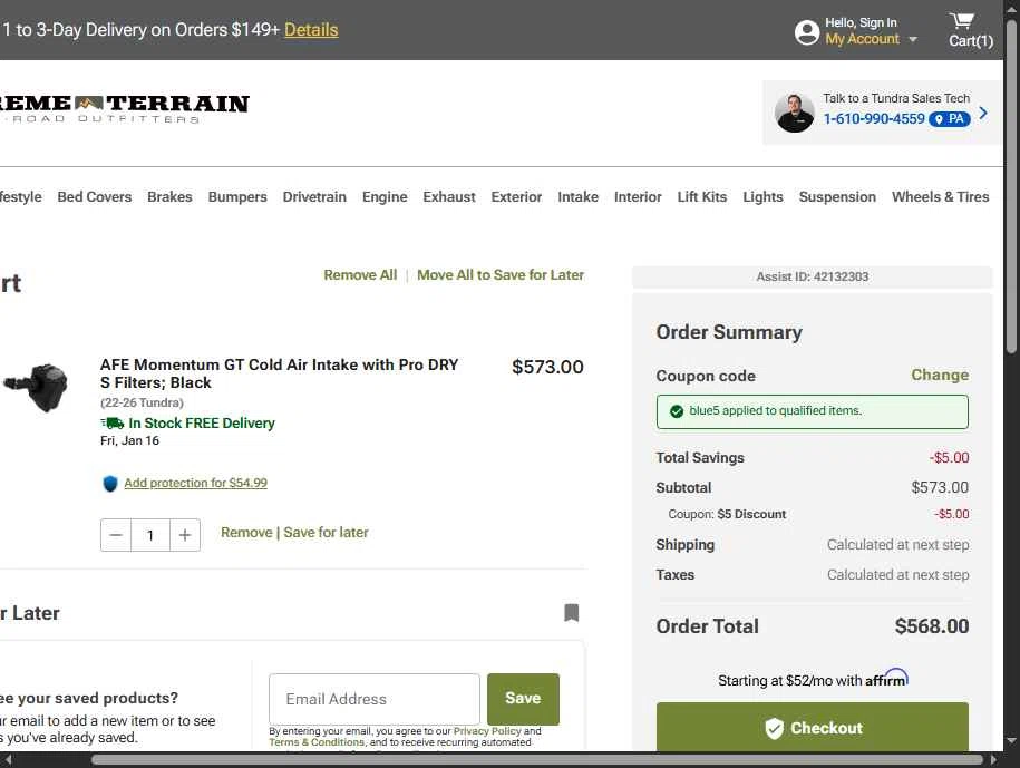 Extreme Terrain Promo Code - $50 Off (Verified) Feb 2026