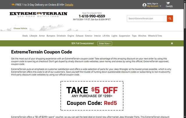Extreme Terrain Promo Codes (3 Verified) - 15% Off Oct 2025