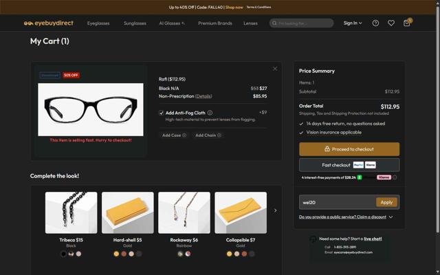 EyeBuyDirect Promo Codes - 40% Off (Verified) Sep 2025