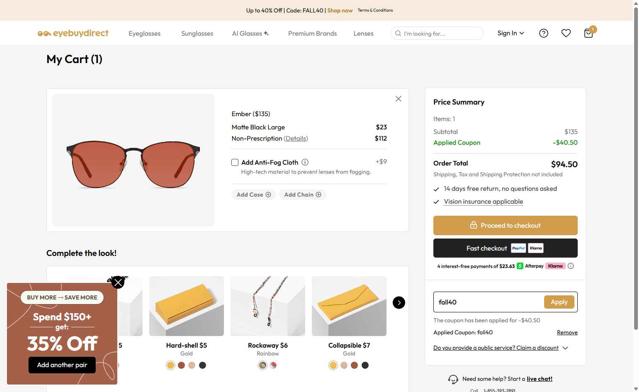 EyeBuyDirect Promo Codes - 35% Off (Verified) Oct 2025
