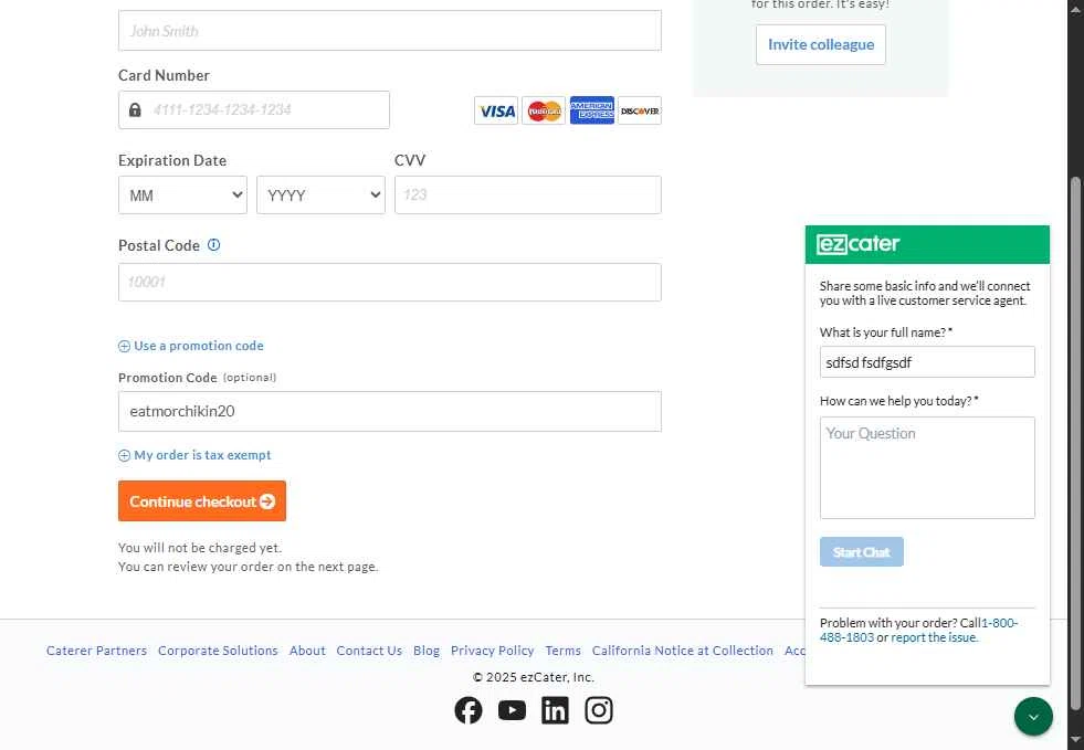 ezCater Promo Codes - 10% Off (2 Verified) Dec 2025