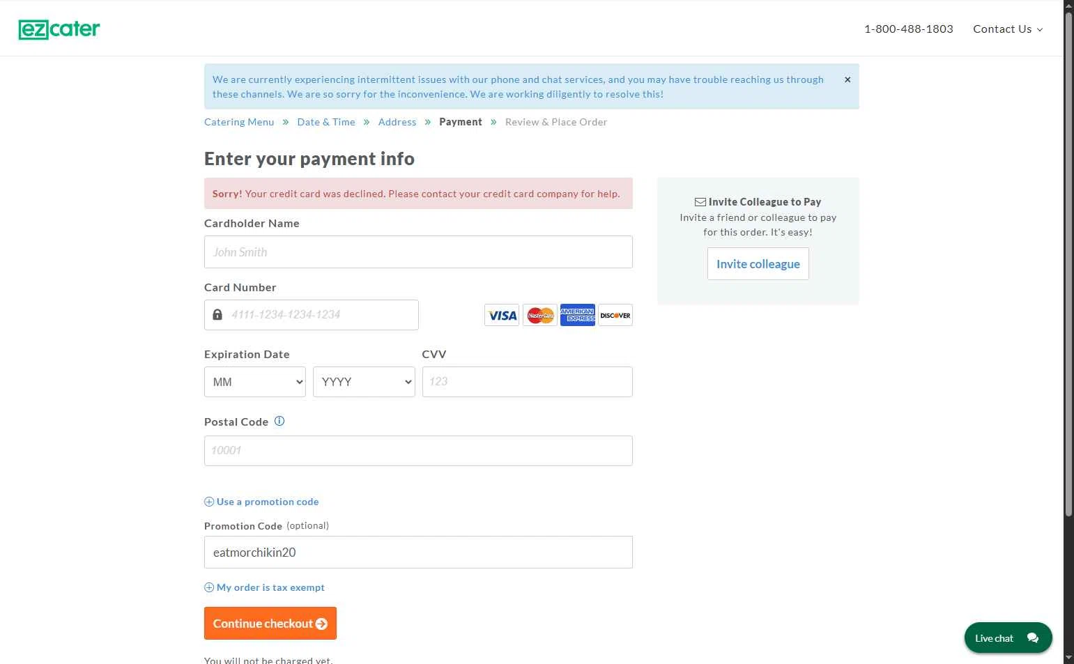ezCater Promo Codes - 10% Off (2 Verified) Dec 2025