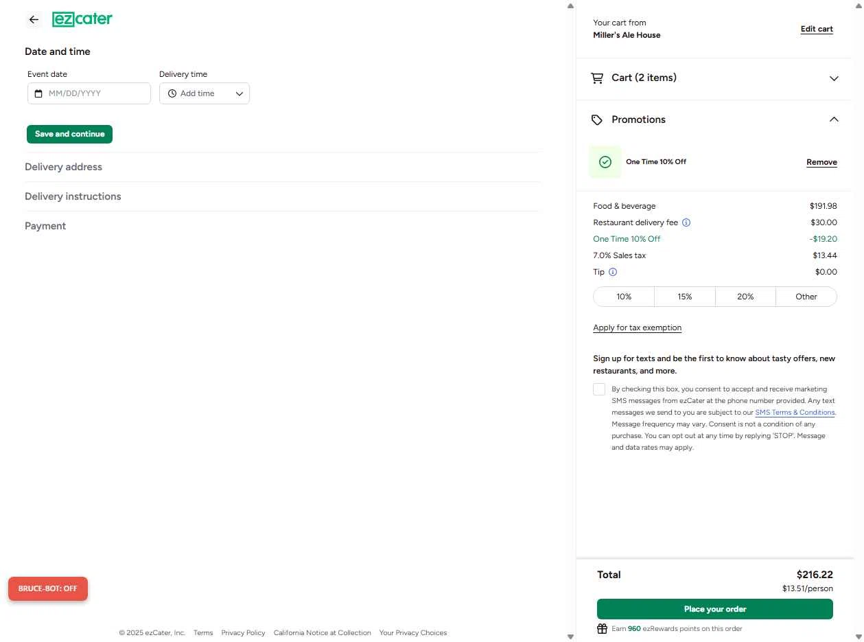 ezCater Promo Codes - 10% Off (2 Verified) Dec 2025
