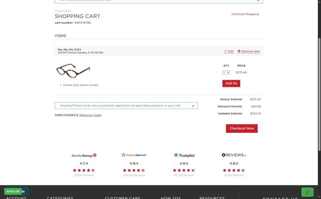 EzContacts Promo Codes (6 Verified) - 15% Off Oct 2025