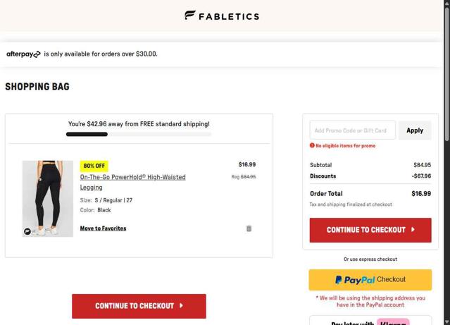 Fabletics Promo Codes (4 Verified) - 50% Off w/Code Oct 2025