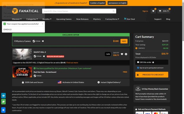 Fanatical Promo Codes - 15% Off (3 Verified) Jul 2025