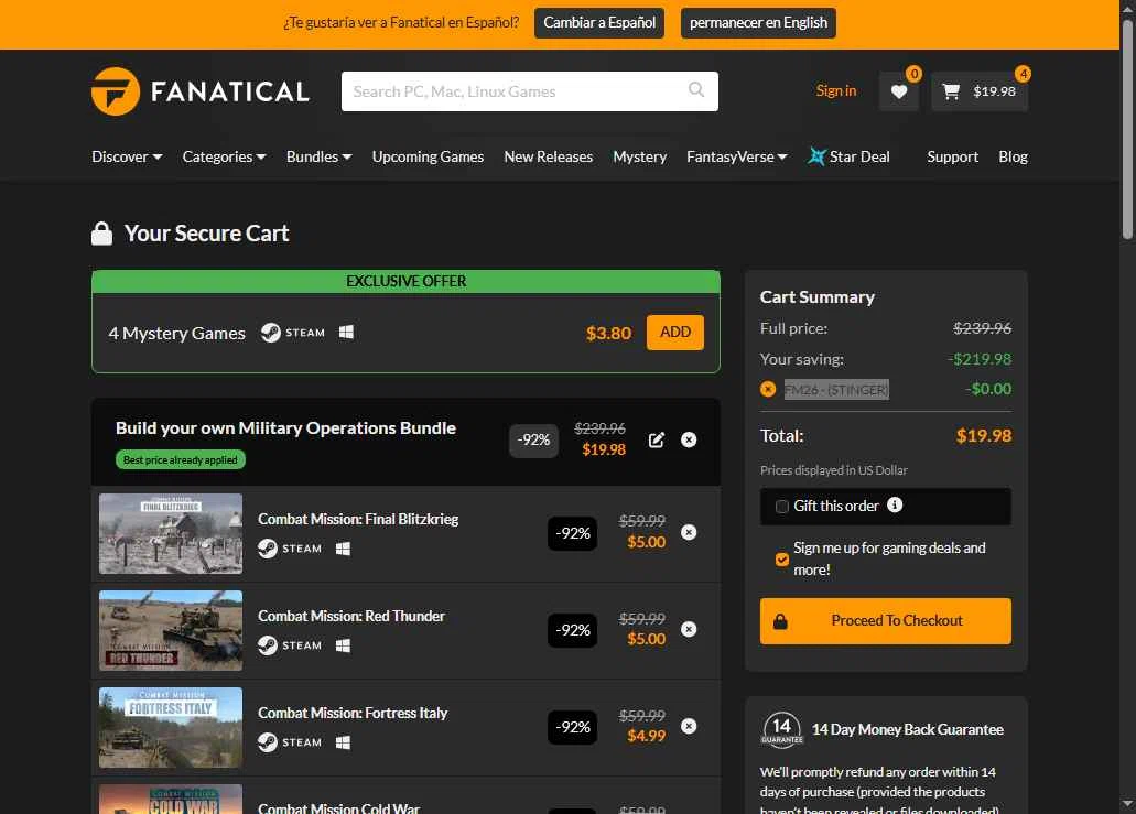 Fanatical Promo Codes - 25% Off (6 Verified) Oct 2025