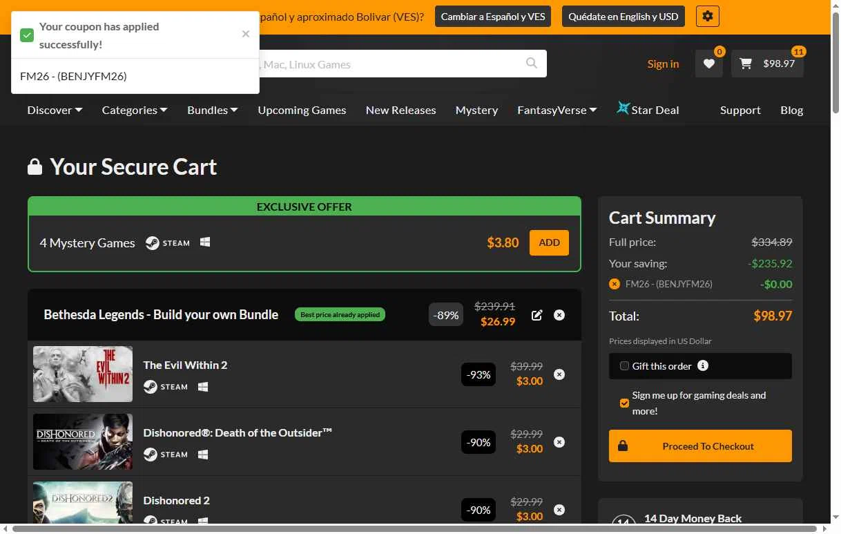 Fanatical Promo Codes - 25% Off (6 Verified) Nov 2025