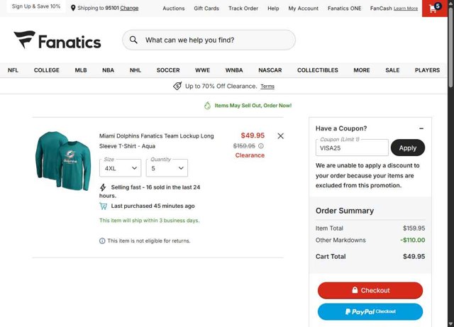 Fanatics Discount Codes - 10% Off (6 Verified) Jul 2025