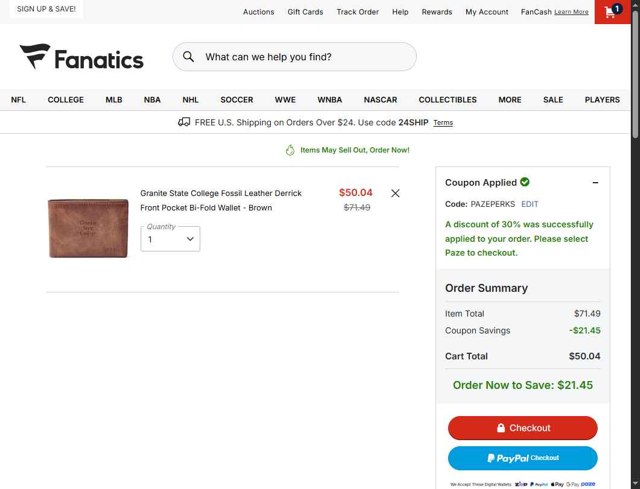 Fanatics Discount Codes - 70% Off (7 Verified) Jun 2025