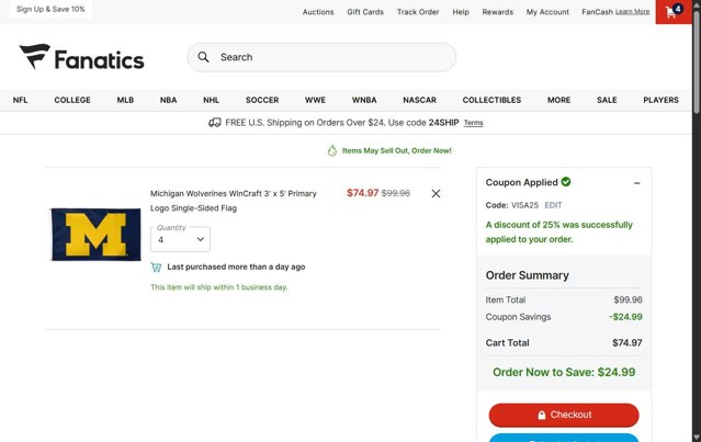 Fanatics Discount Codes - 30% Off (9 Verified) Jun 2025