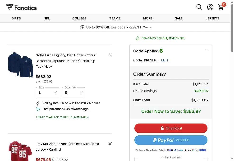 Fanatics Promo Codes - 60% Off (18 Verified) Dec 2025