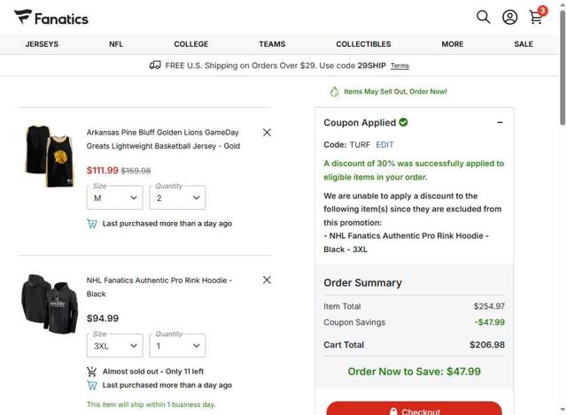 Fanatics Promo Codes - 30% Off (14 Verified) Oct 2025