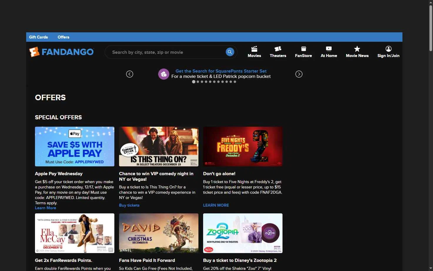 Fandango Promo Codes - 15% Off (4 Verified) Dec 2025