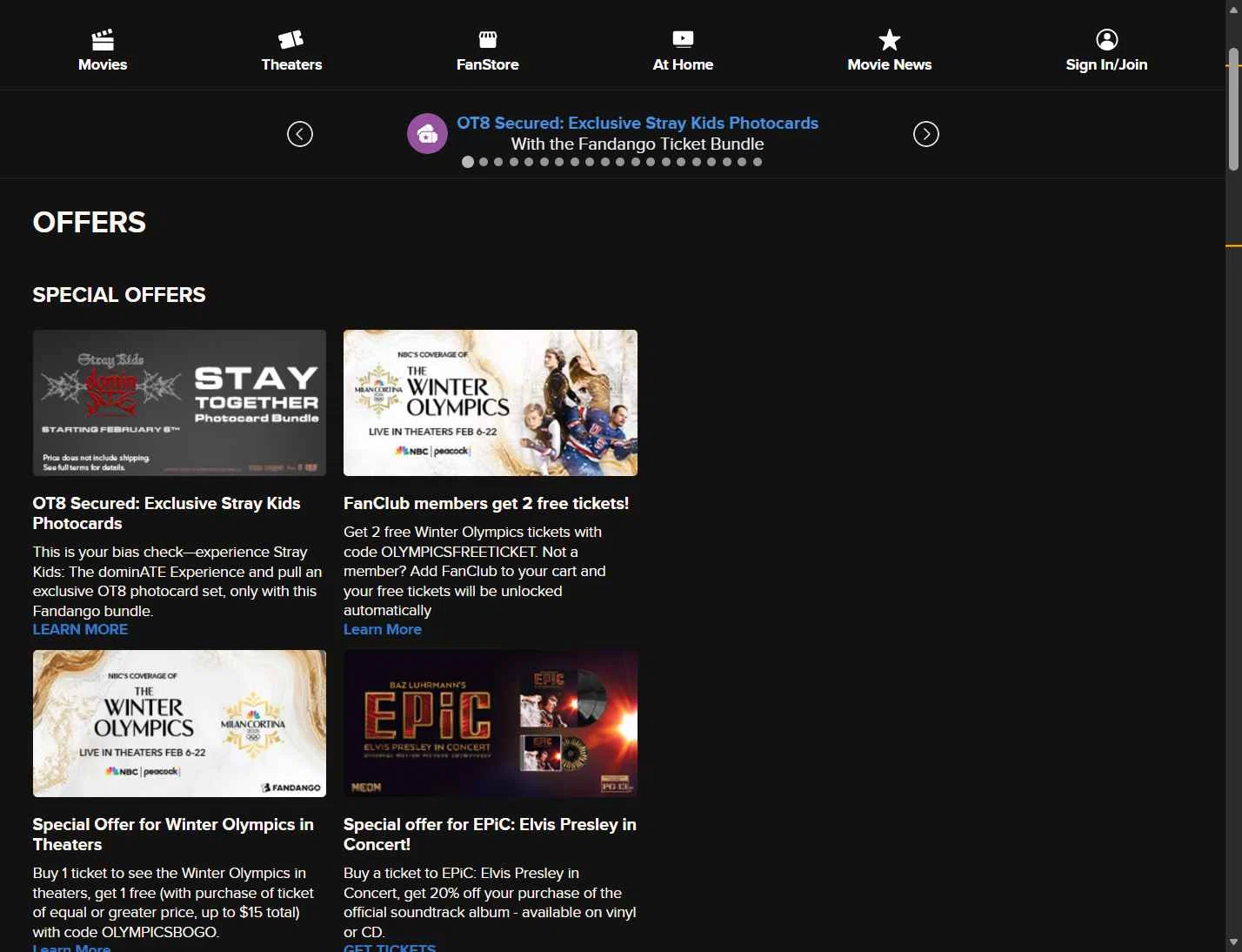 Fandango Promo Codes - 10% Off (5 Verified) Feb 2026