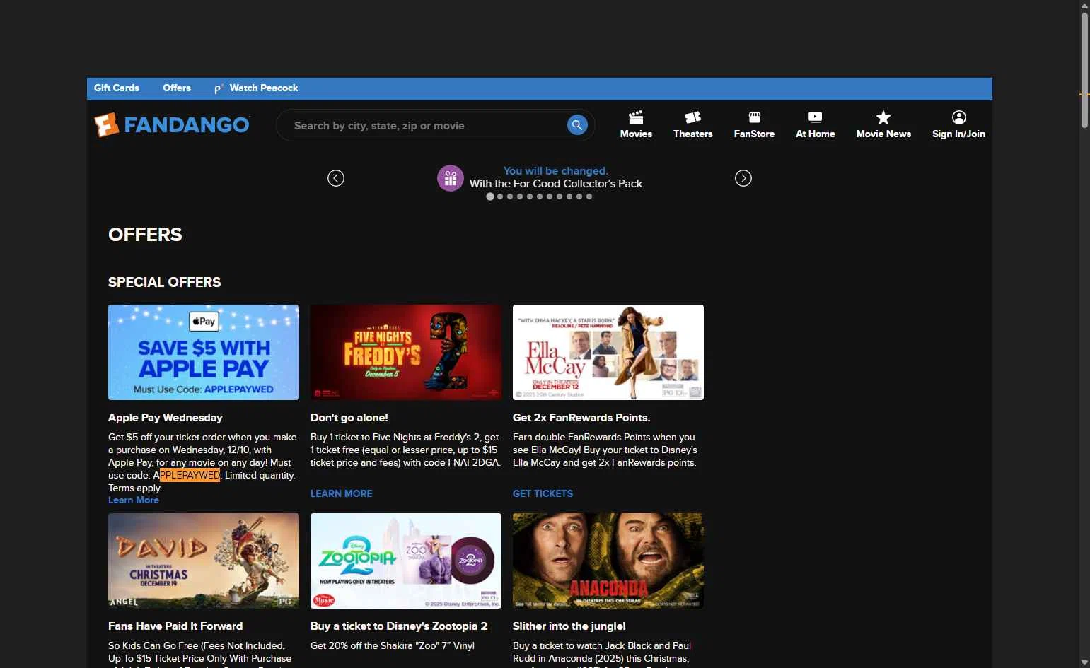 Fandango Promo Codes - 15% Off (5 Verified) Dec 2025