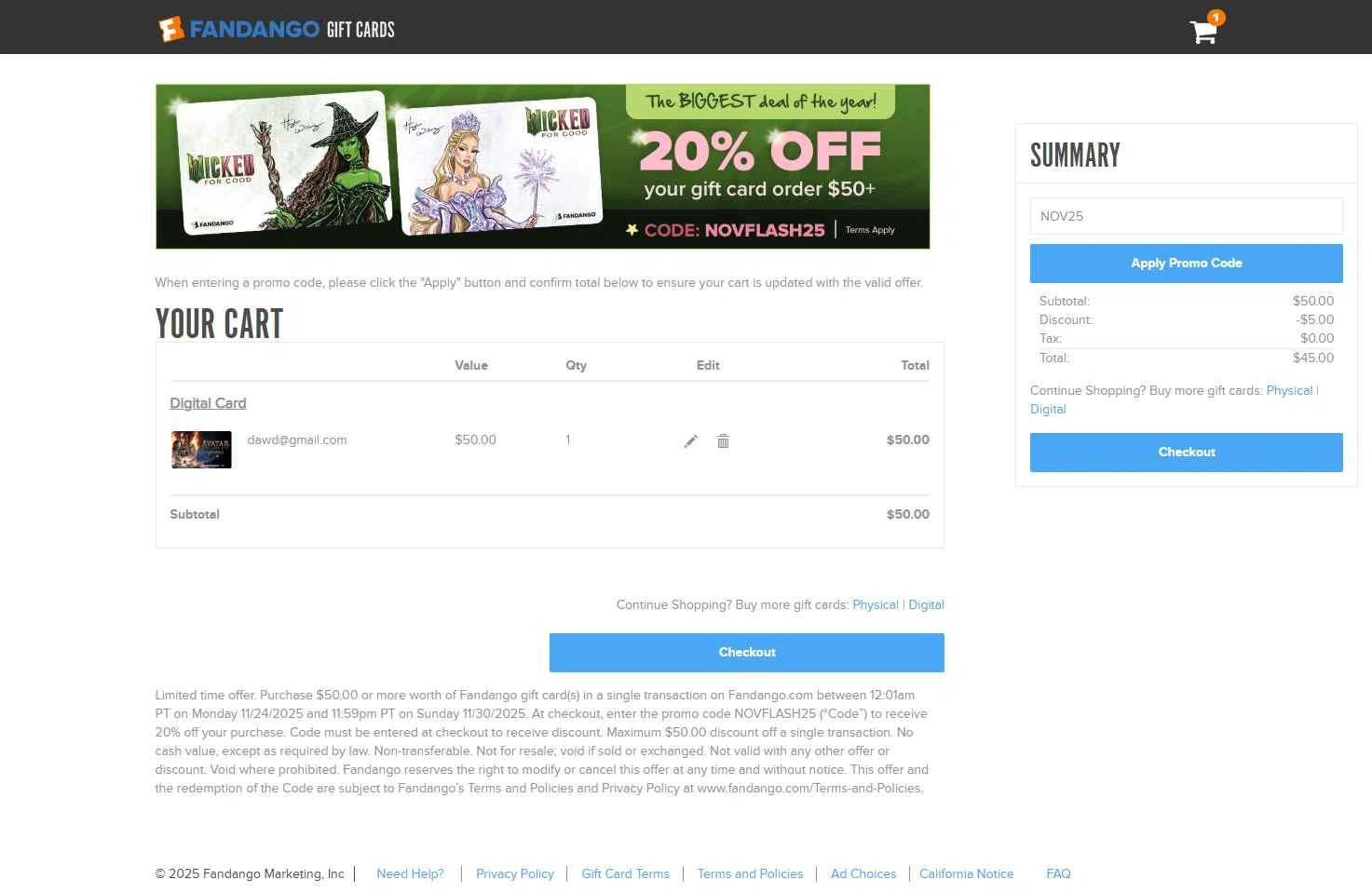 Fandango Promo Codes - 15% Off (5 Verified) Dec 2025