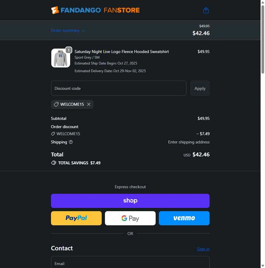 Fandango Promo Codes - 15% Off (6 Verified) Nov 2025
