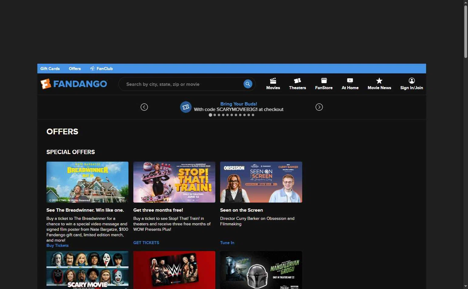 Fandango At Home Promo Codes - 10% Off Jun 2026
