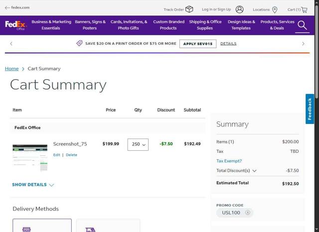FedEx Office Promo Codes - 10% Off (Verified) Oct 2025