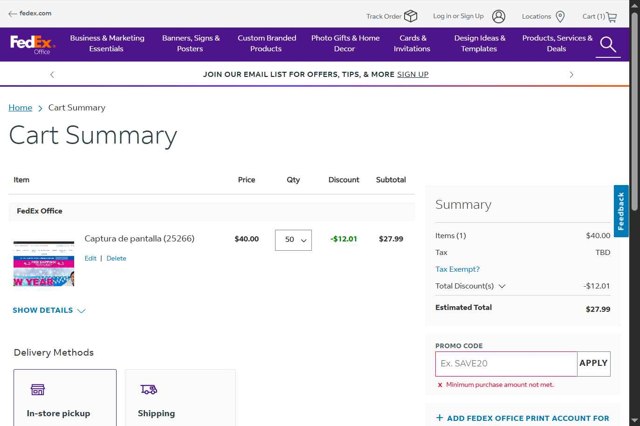 FedEx Office Promo Codes - 15% Off (Verified) Jul 2025
