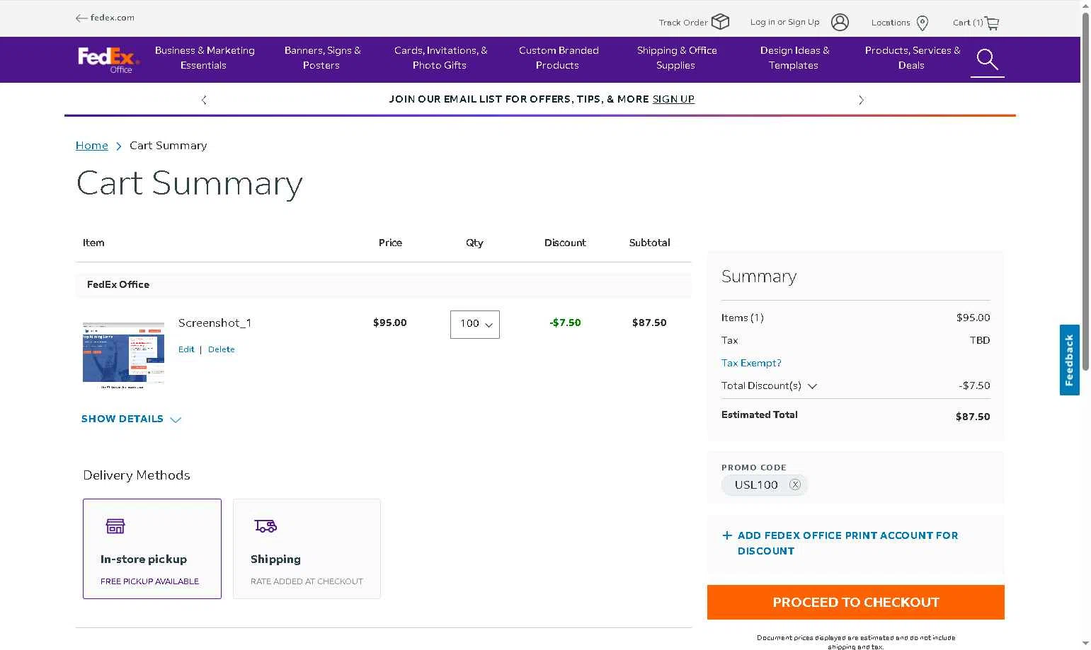 FedEx Office Promo Codes - 10% Off (2 Verified) Nov 2025