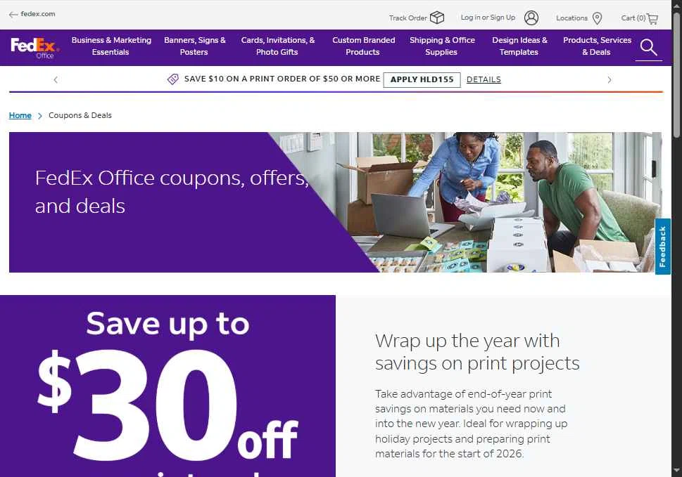 FedEx Office Promo Codes - 15% Off (7 Verified) Dec 2025