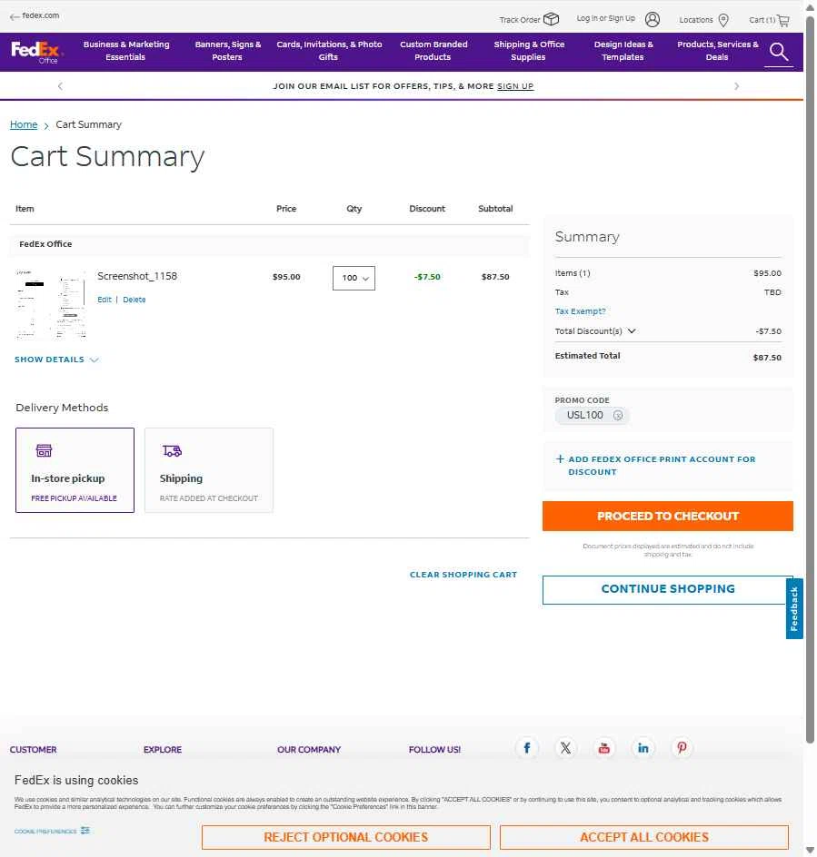 FedEx Office Promo Codes - 10% Off (2 Verified) Nov 2025
