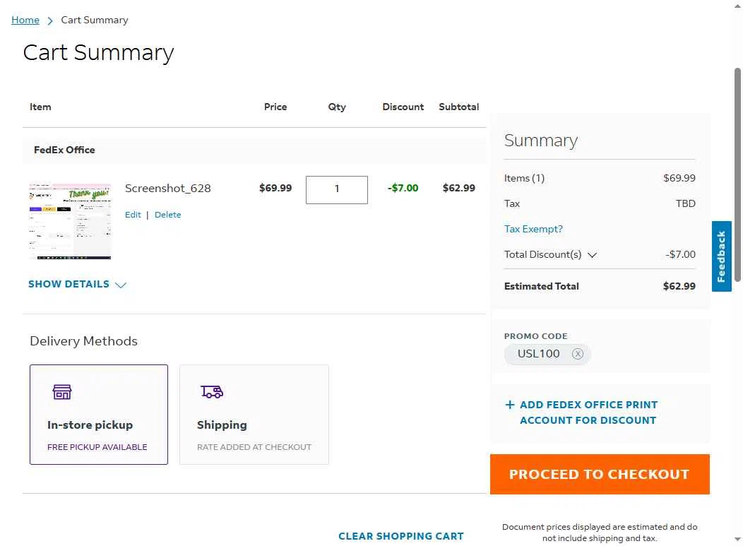 FedEx Office Promo Codes - 5% Off (3 Verified) Mar 2026
