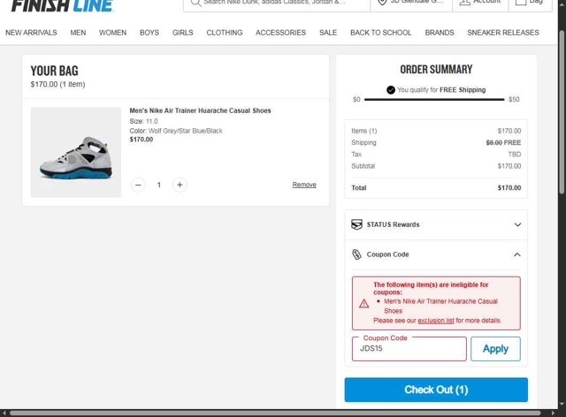 Finish Line Promo Codes - $10 Off (2 Verified) Sep 2025