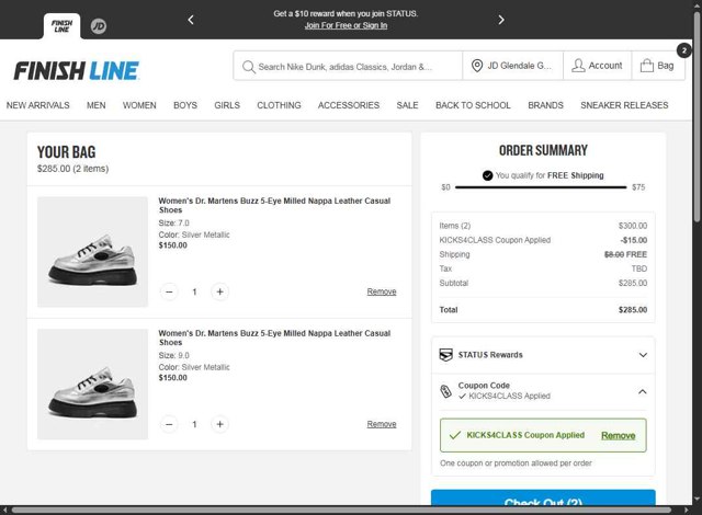 Finish Line Promo Codes - 10% Off (2 Verified) Sep 2025