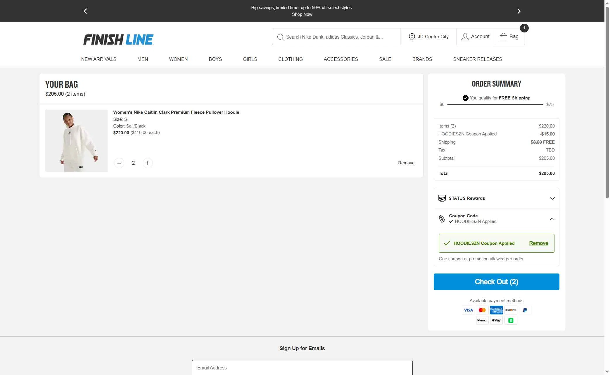 Finish Line Promo Codes - $10 Off (3 Verified) Oct 2025