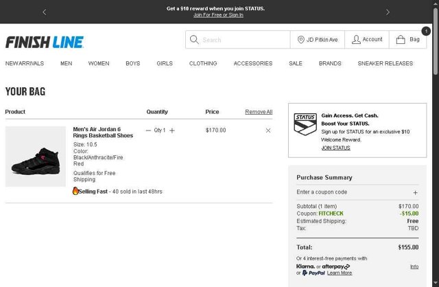 Finish Line Promo Codes - $15 Off (4 Verified) May 2025