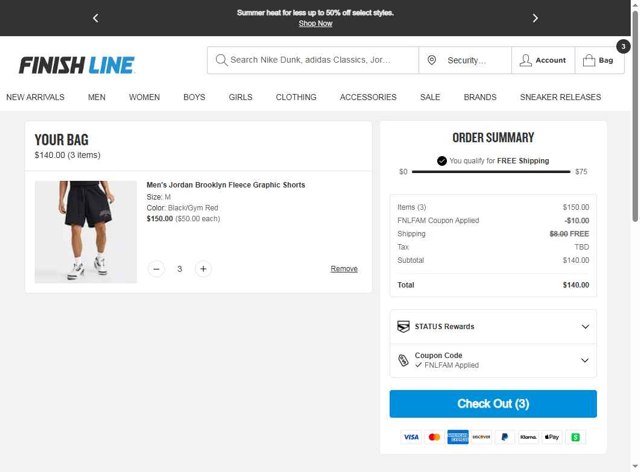 Finish Line Promo Codes - $15 Off (3 Verified) Jun 2025