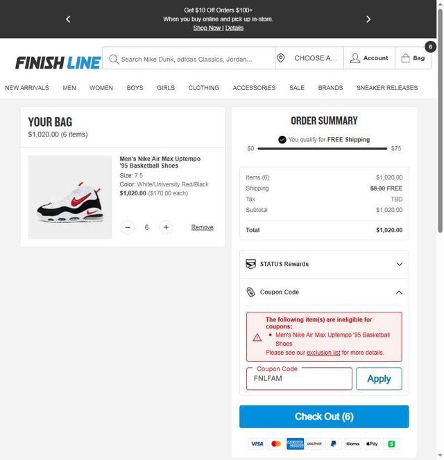 Finish Line Promo Codes - 25% Off (1 Verified) Jul 2025