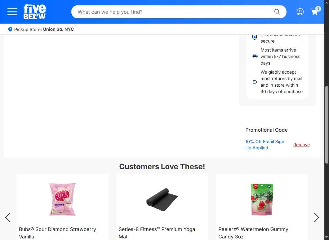 Five Below Promo Codes - 10% Off (1 Verified) Mar 2026
