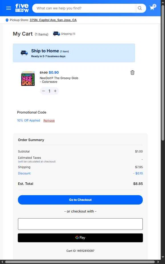 Five Below Promo Codes - 10% Off (1 Verified) Dec 2025