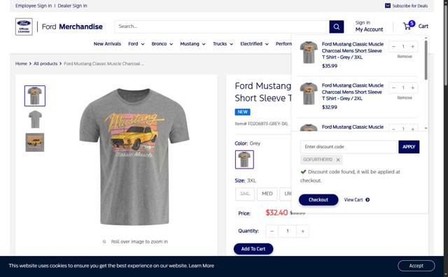 Ford Parts Promo Codes (3 Verified) - 15% Off Jul 2025