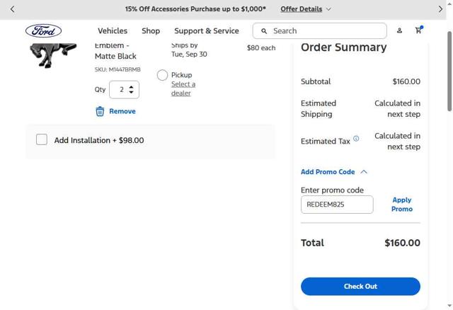 Ford Parts Promo Codes (2 Verified) - 10% Off Oct 2025