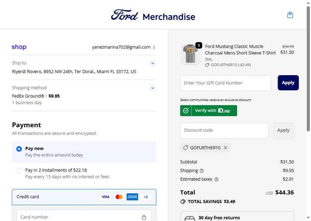 Ford Parts Promo Codes (3 Verified) - 10% Off Oct 2025